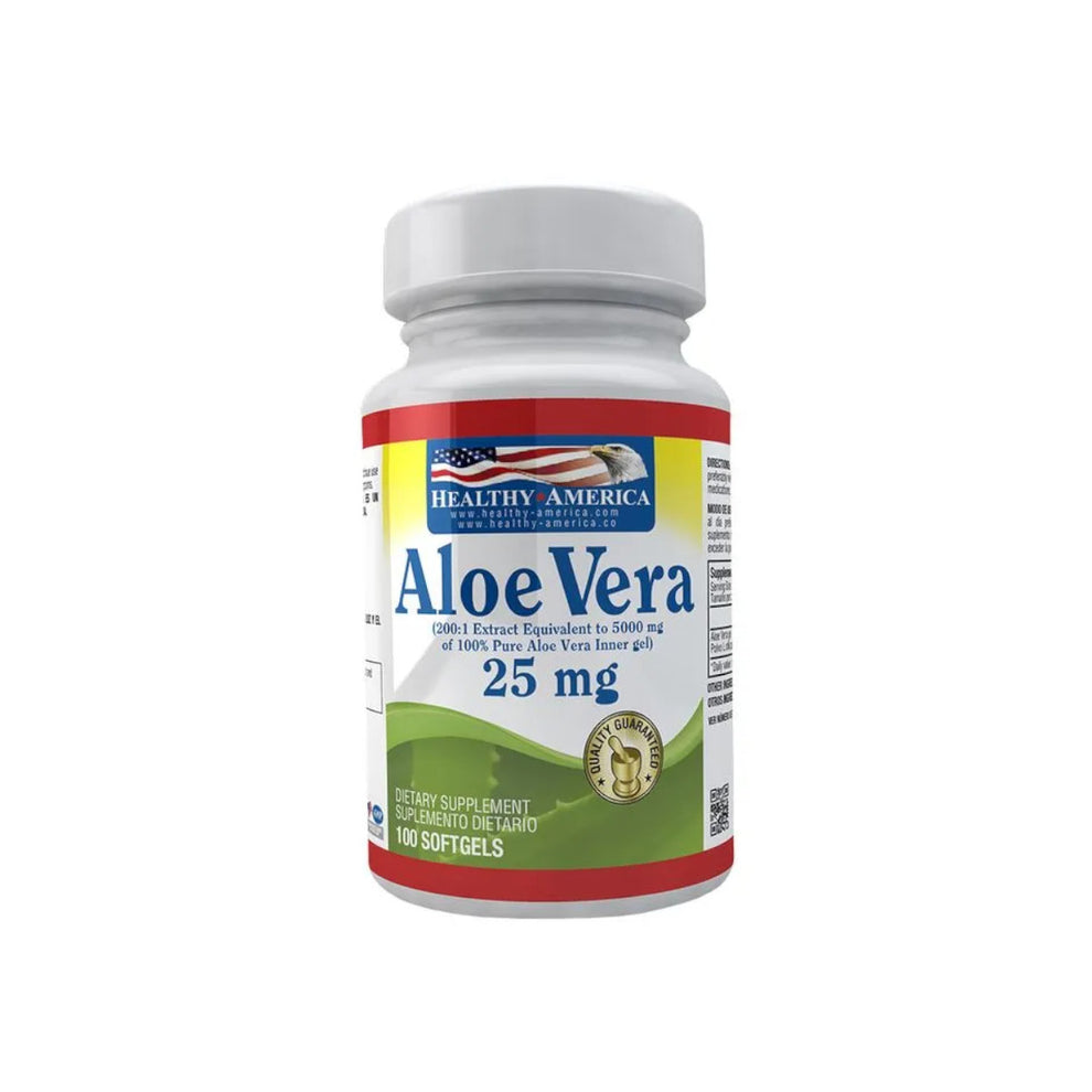 Aloe Vera - 25mg - Healthy America – Naturaleza Integral