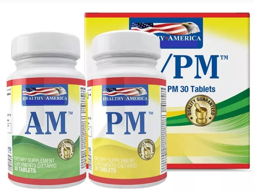 AM ™ / PM - 60 Cápsulas - Healthy America – Naturaleza Integral