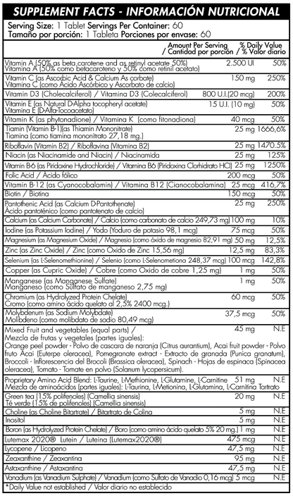 Max Power For Men - Multivitamínico para Hombre - Healthy America ...