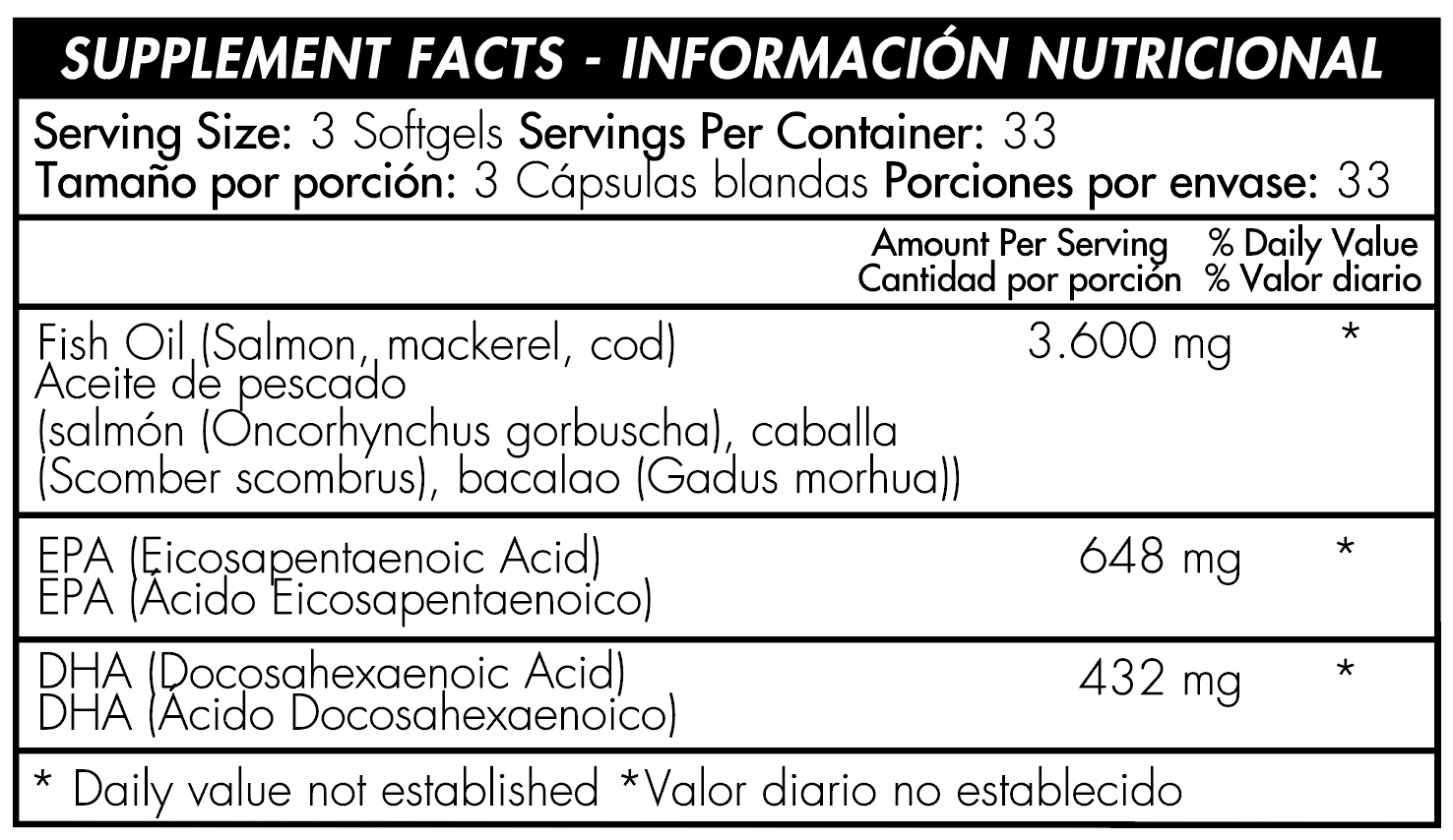 Omega 3 - 1200mg - 60 Cápsulas - Healthy America – Naturaleza Integral